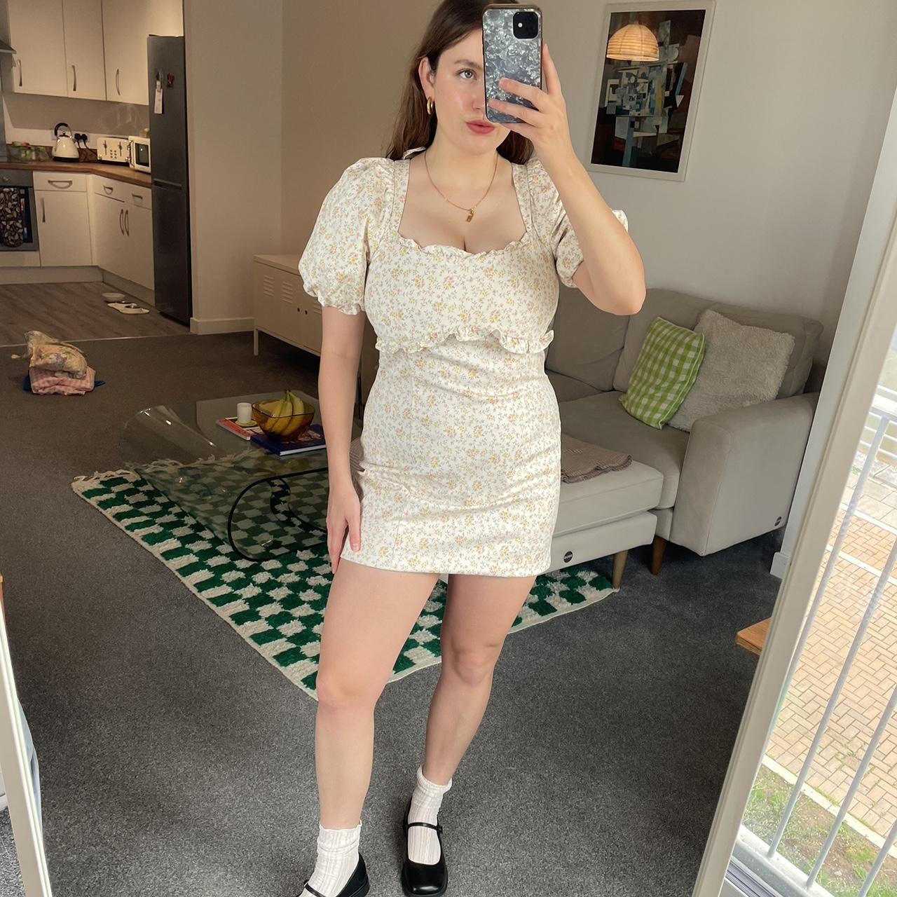 Super cute lil topshop floral mini dress Has the... | Depop