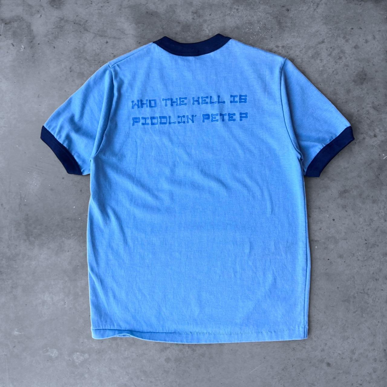 Vintage 80s Piddling Pete Outlaw Cowboy Ringer... | Depop