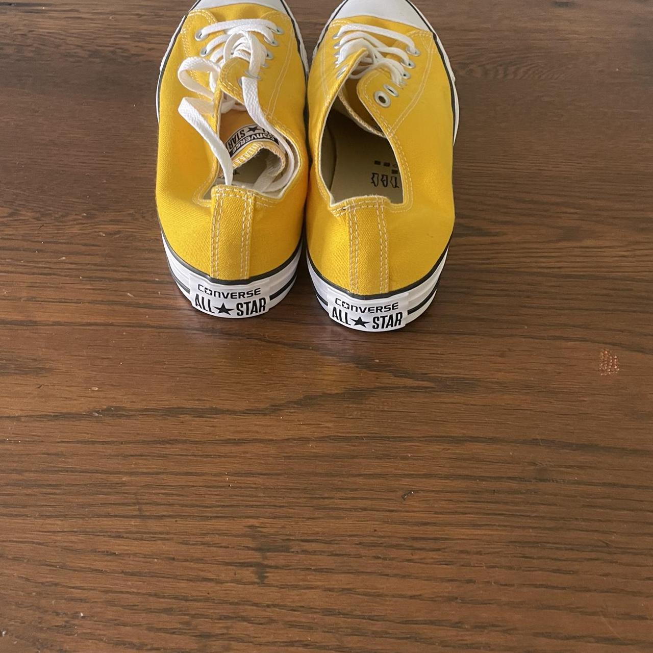 Yellow Converse All Star Unisex Sneakers Size 11 US... - Depop