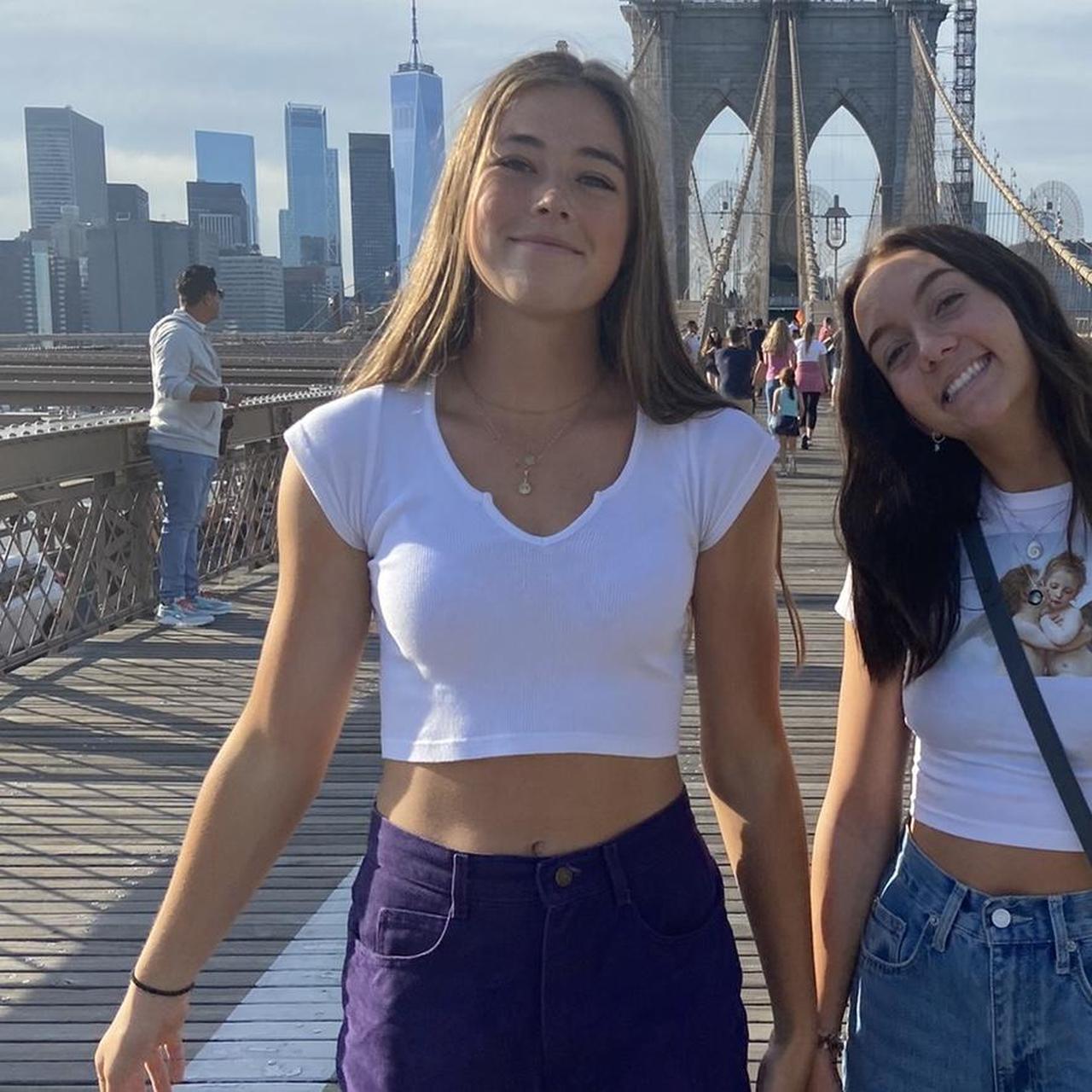 Brandy Melville Ribbed White Tee I love this tee... - Depop