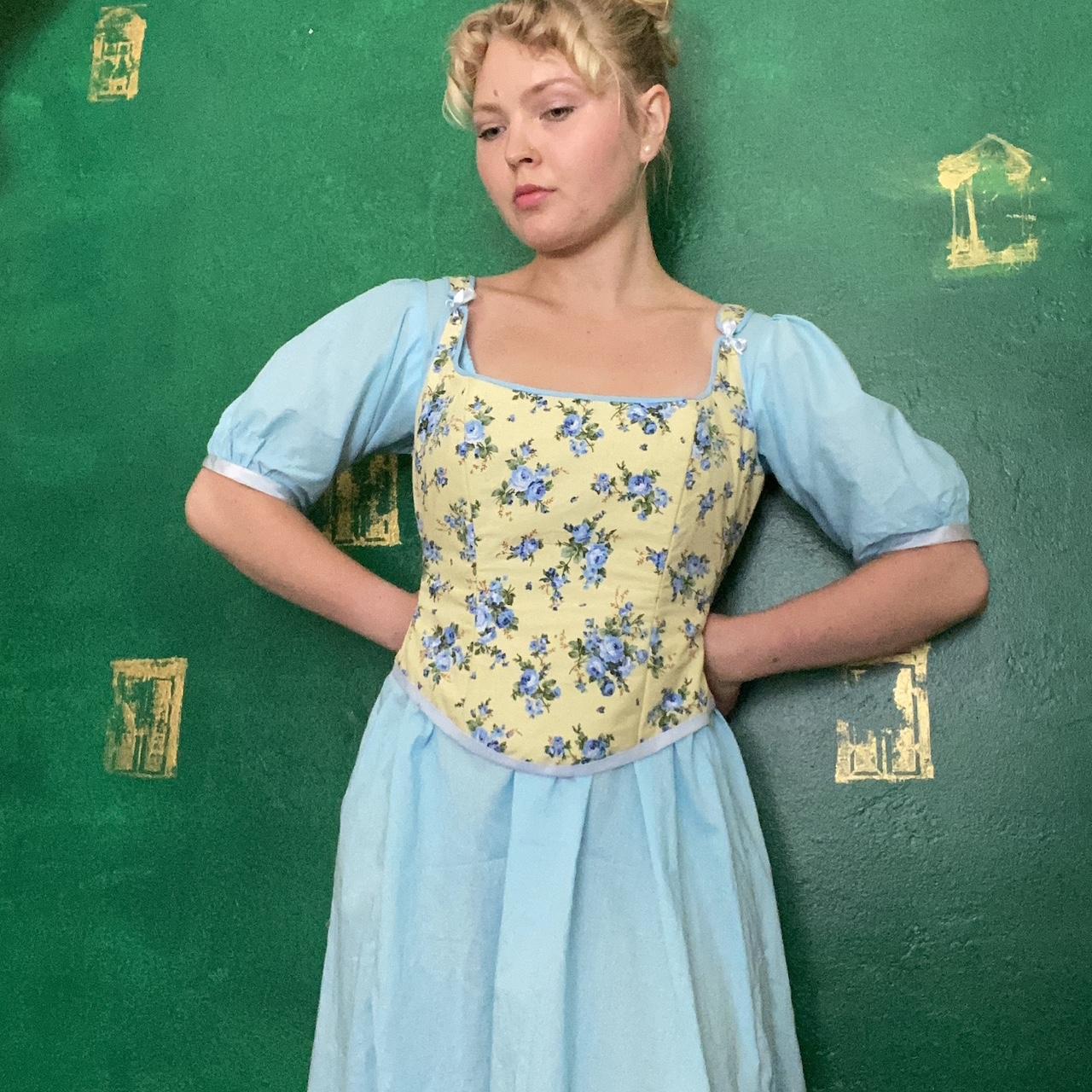 Hand made corset (modified stays Butterick pattern)... - Depop