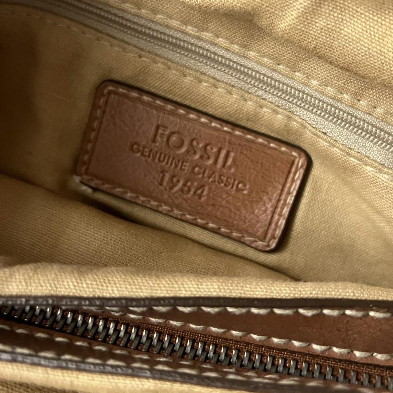 ⋆ ˚｡⋆୨୧˚ 2000s Fossil patchwork shoulder bag ˚୨୧⋆｡˚... - Depop