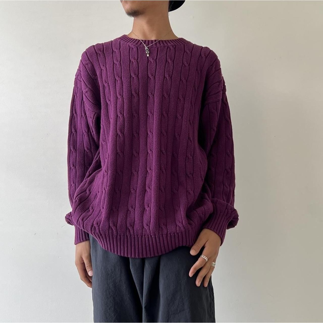 Vintage Chain Link Sweater 🍇 Measurements Length:... - Depop