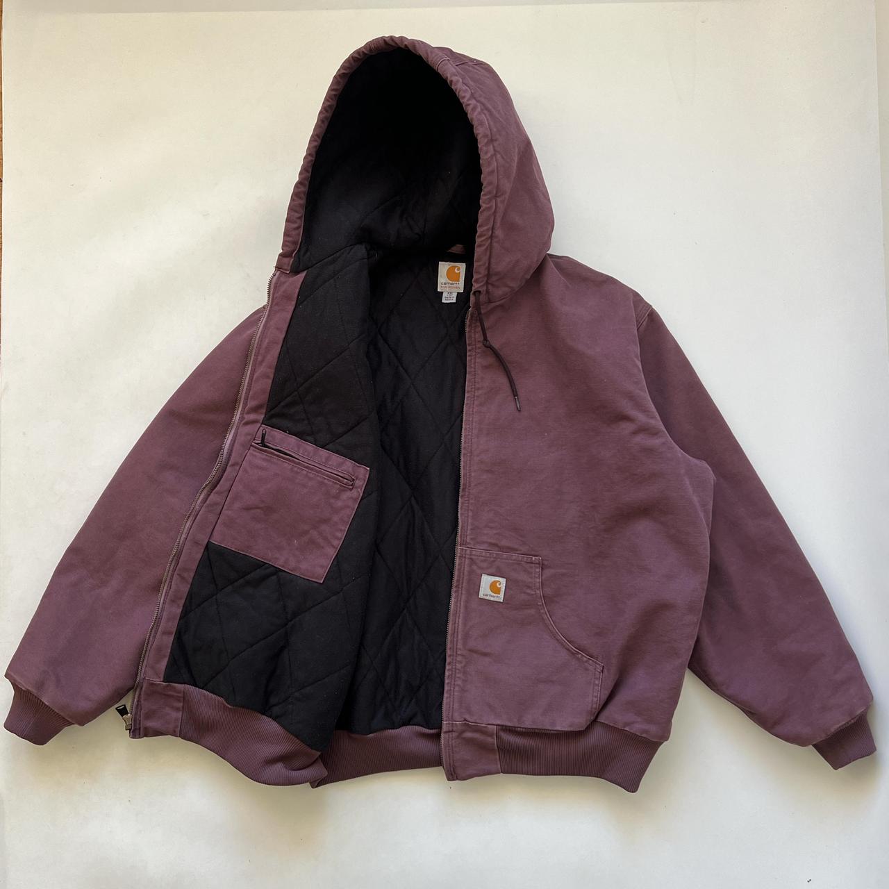 Baggy Grape Purple Carhartt Jacket 🍇 Measurements... - Depop