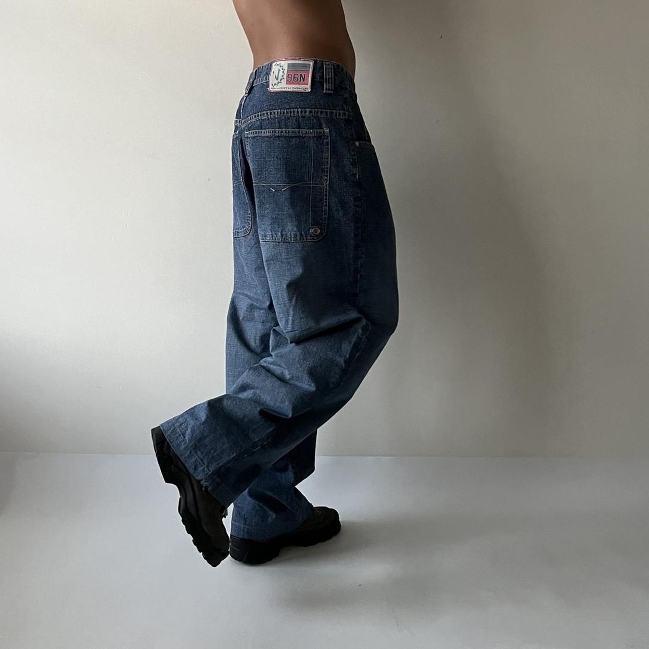 90s Baggy Noize Loose Fit Denim Jeans Model is... | Depop