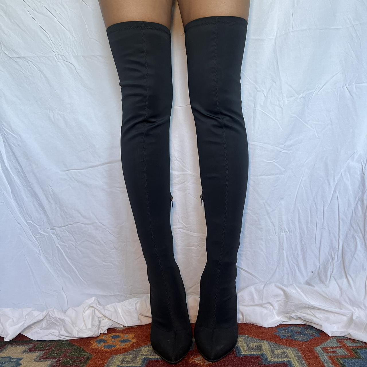 Over knee boot heels Excellent condition Worn... - Depop