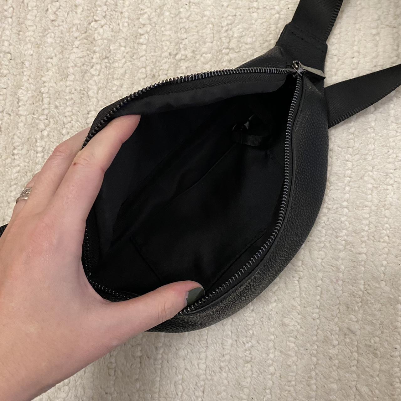 kikki.K crossbody bag in black pebble leather.... - Depop