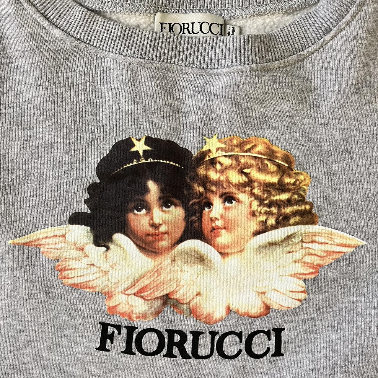 FIORUCCI ANGELS CROP SWEATSHIRT • Mid Light Heather... - Depop