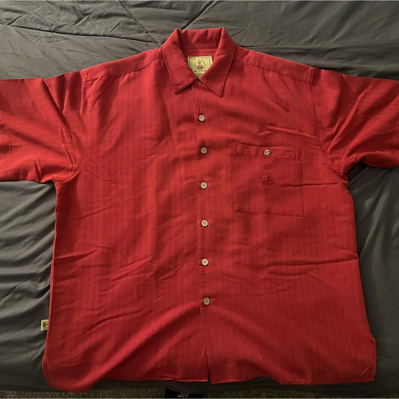 Old Man Button Short Sleeve Button Up Size:... - Depop