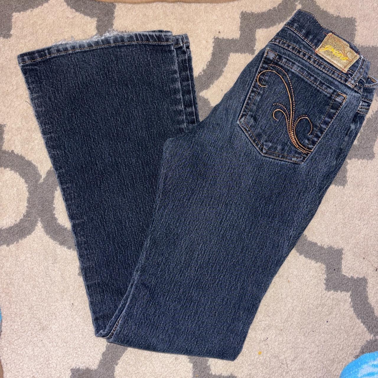 Grane dark wash flare jeans Size 3 No... - Depop