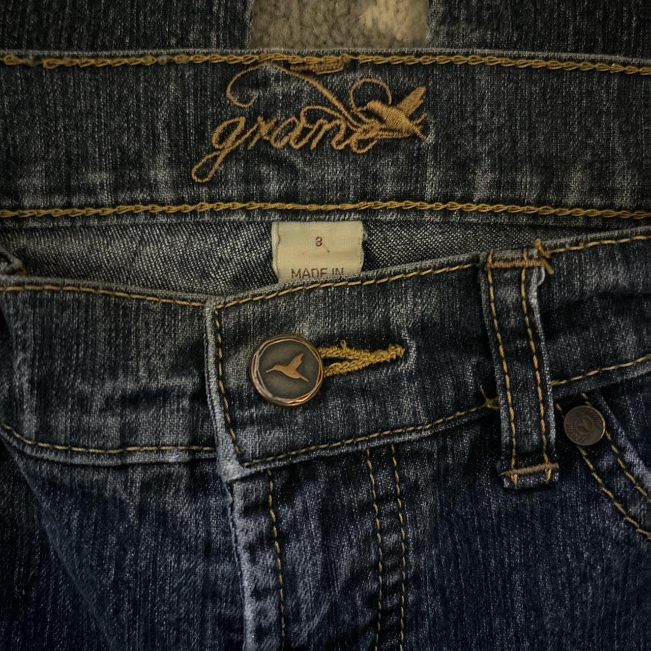 Grane dark wash flare jeans Size 3 No... - Depop