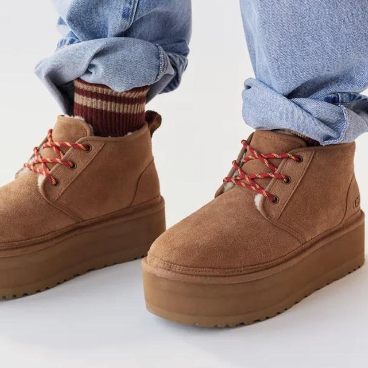 Platform lace-up Uggs! I love these shoes but I do... - Depop