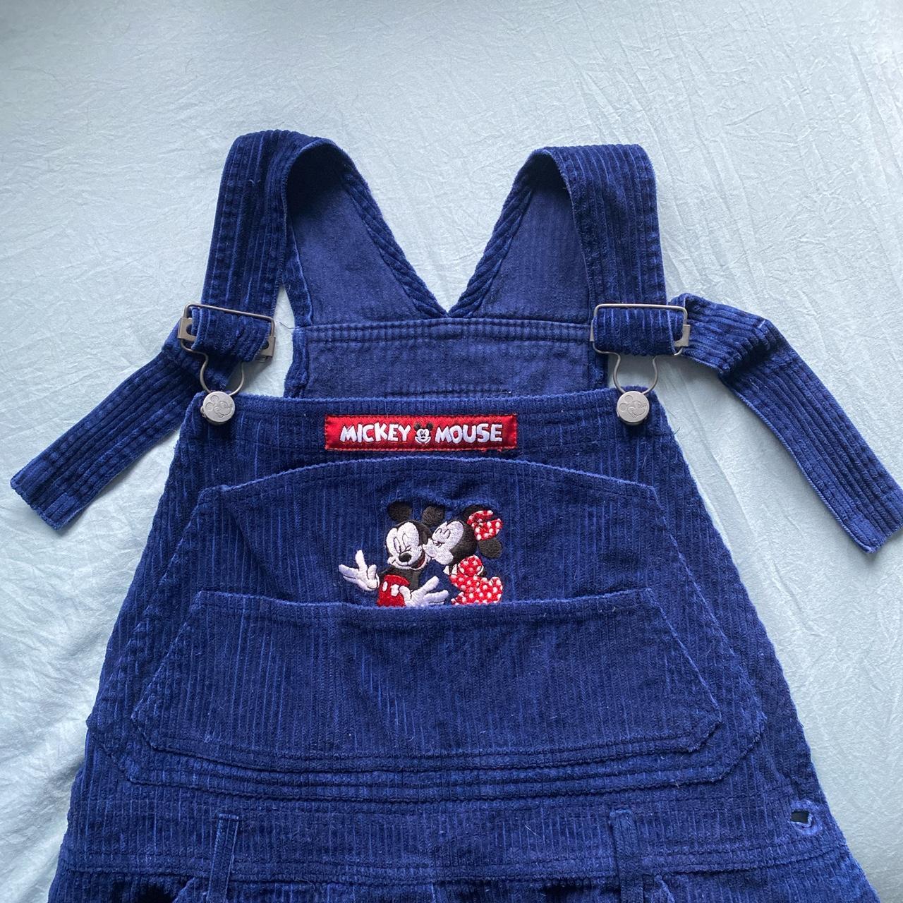 Disney Women's Blue and Navy Dungarees-overalls | Depop