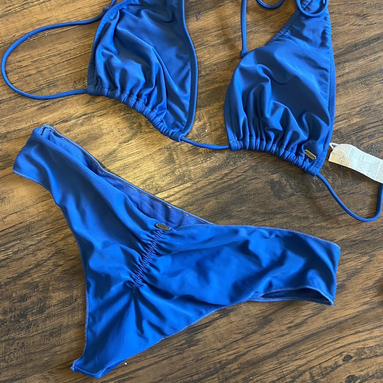 Blue Cheeky Triangle Rip Curl Bikini Bikini Is In Depop