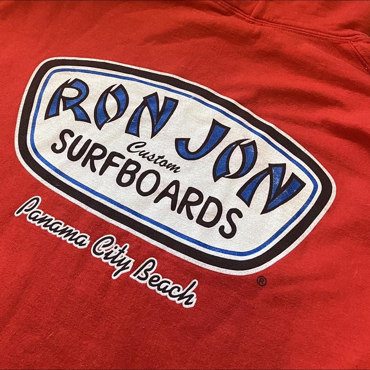 Red Panama City Ron Jon surf shop hoodie ️ Hoodie is... - Depop