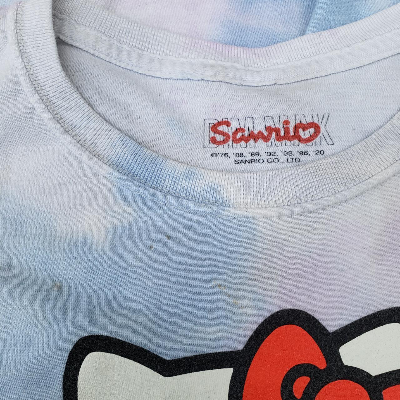 Sanrio Men's Blue and Red T-shirt | Depop