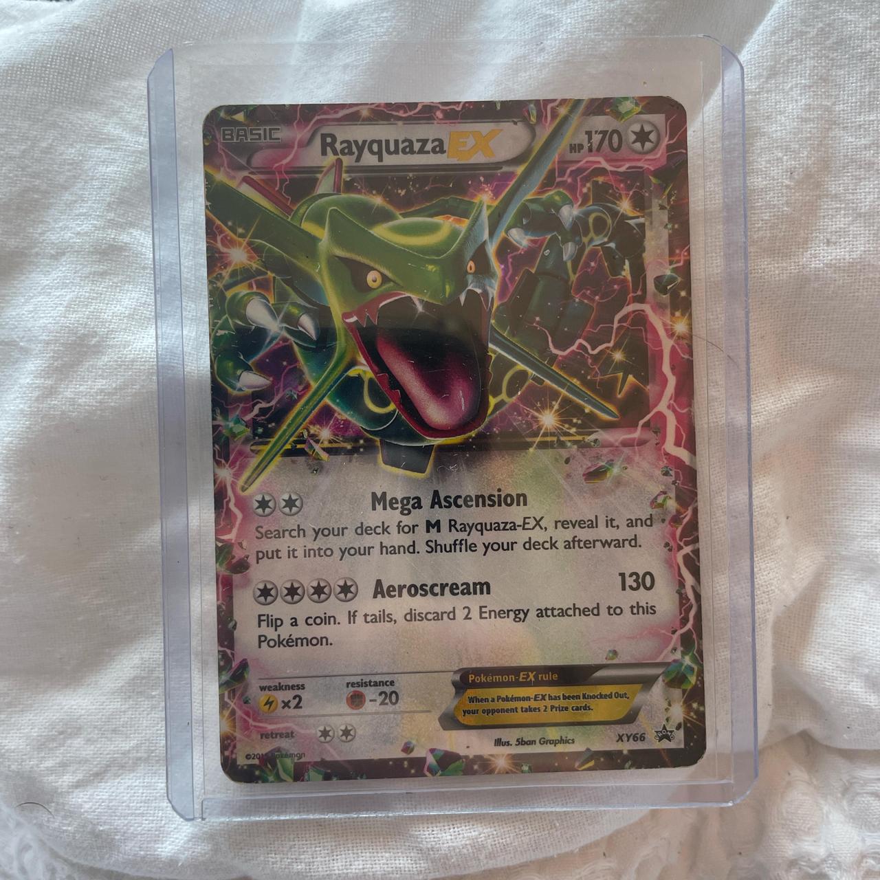 Rayquaza Ex Pokémon card #PokemonTCG p scuffed,... | Depop