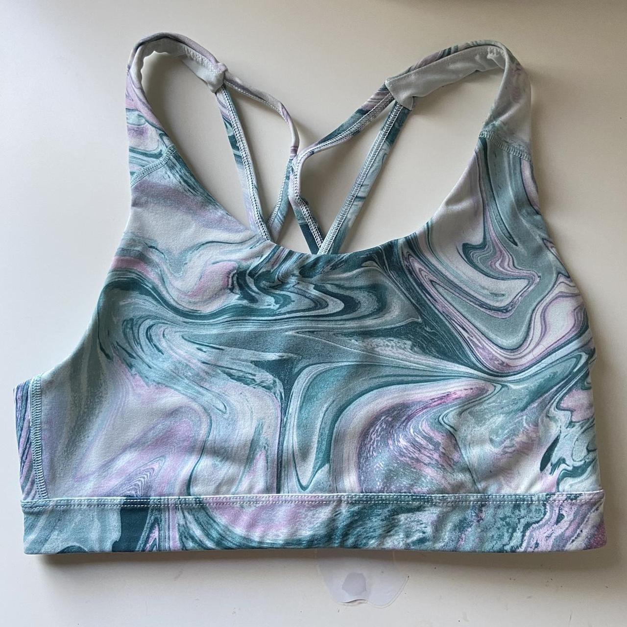 pastel workout set - sports bra (chest: 13”) - no... | Depop