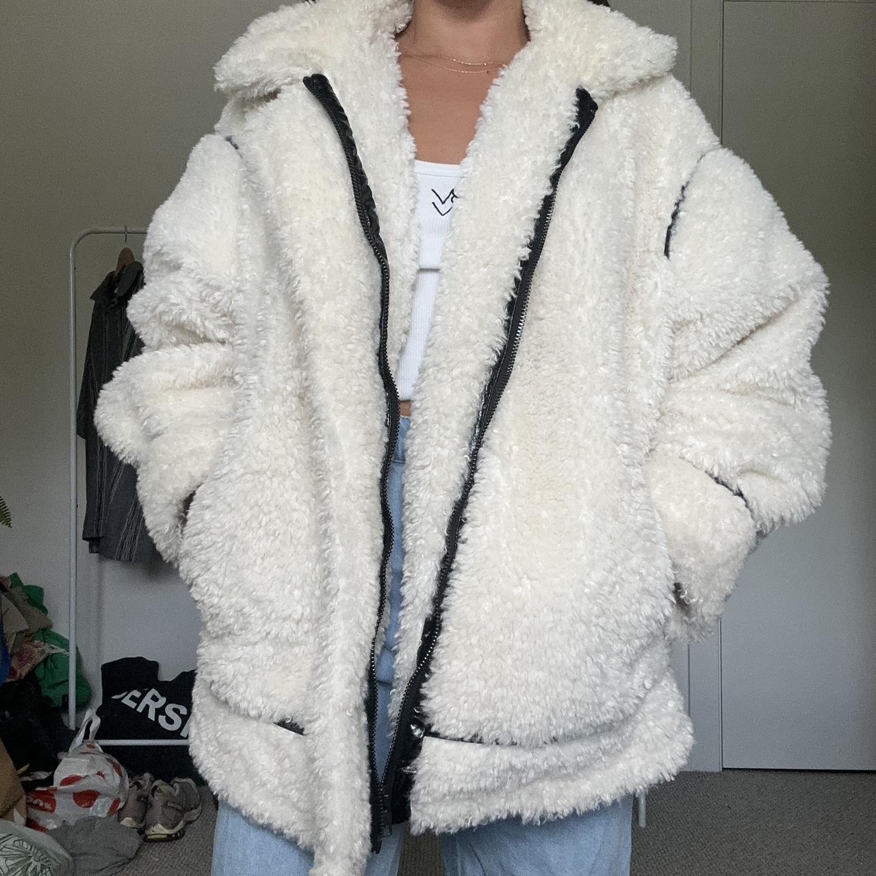 FACTORIE FLUFFY JACKET OMGGGG the warmest fluffiest... - Depop