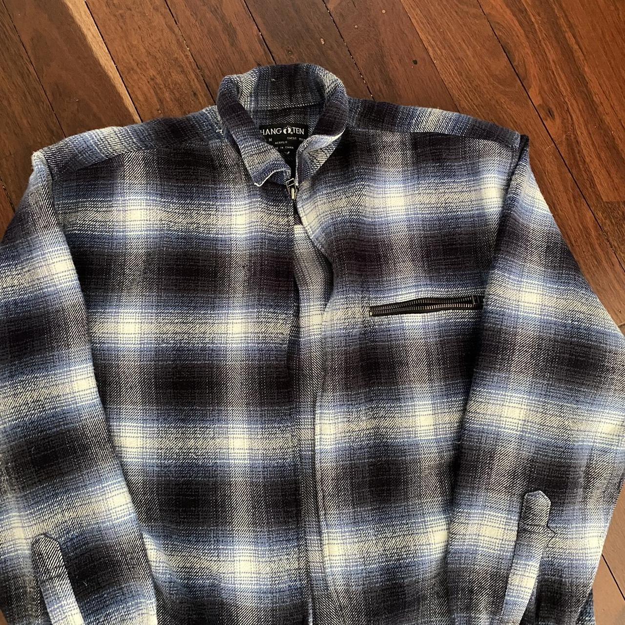 Vintage hang ten surf flannel Size med fits... - Depop