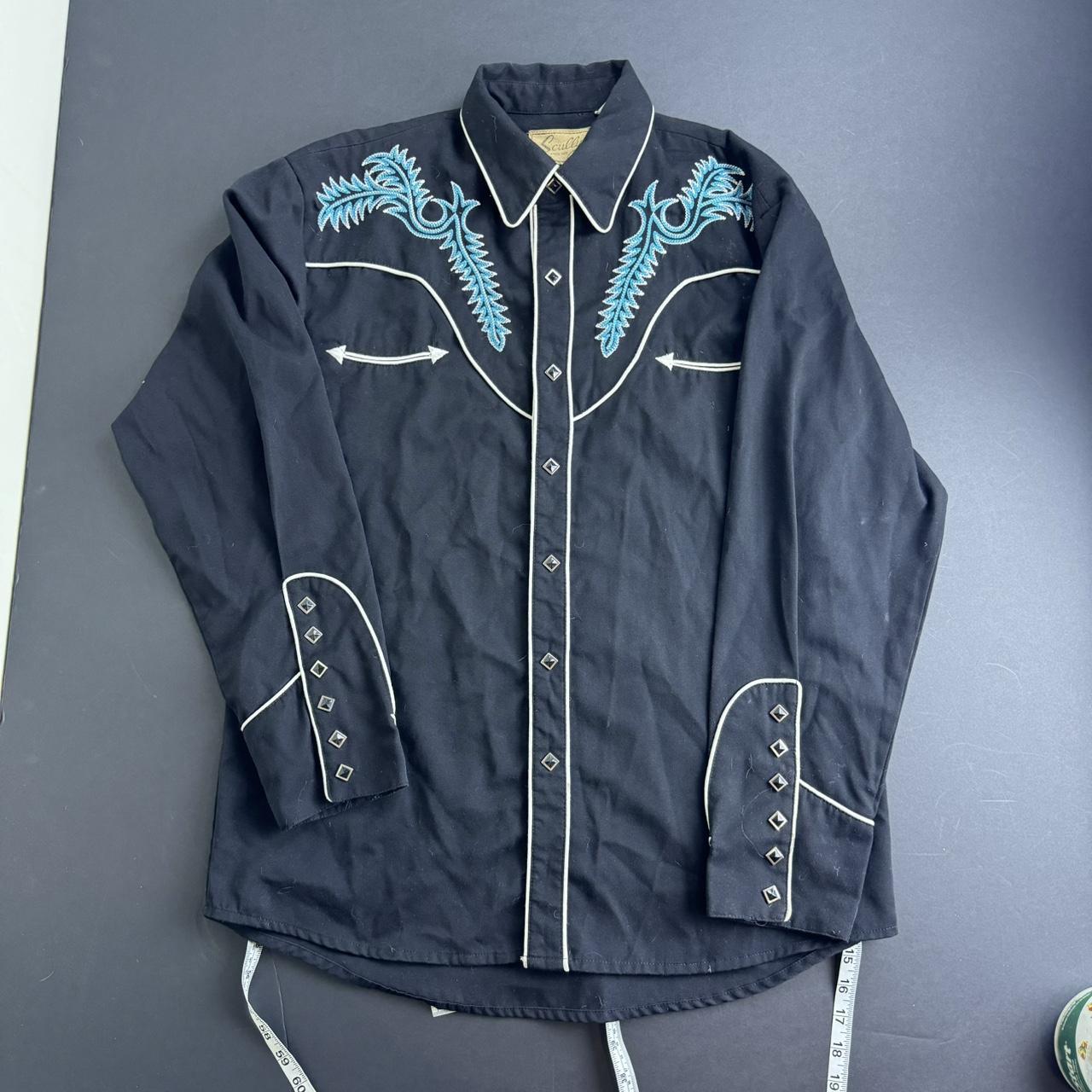 Vintage 80s , 90s rodeo Top button top Super sick... - Depop