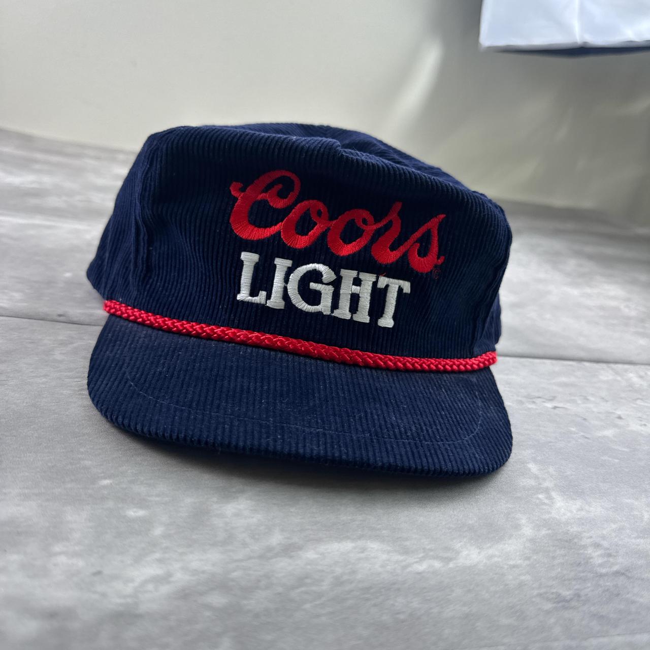 Vintage 90s doors light corduroy hat red rope Wow - Depop