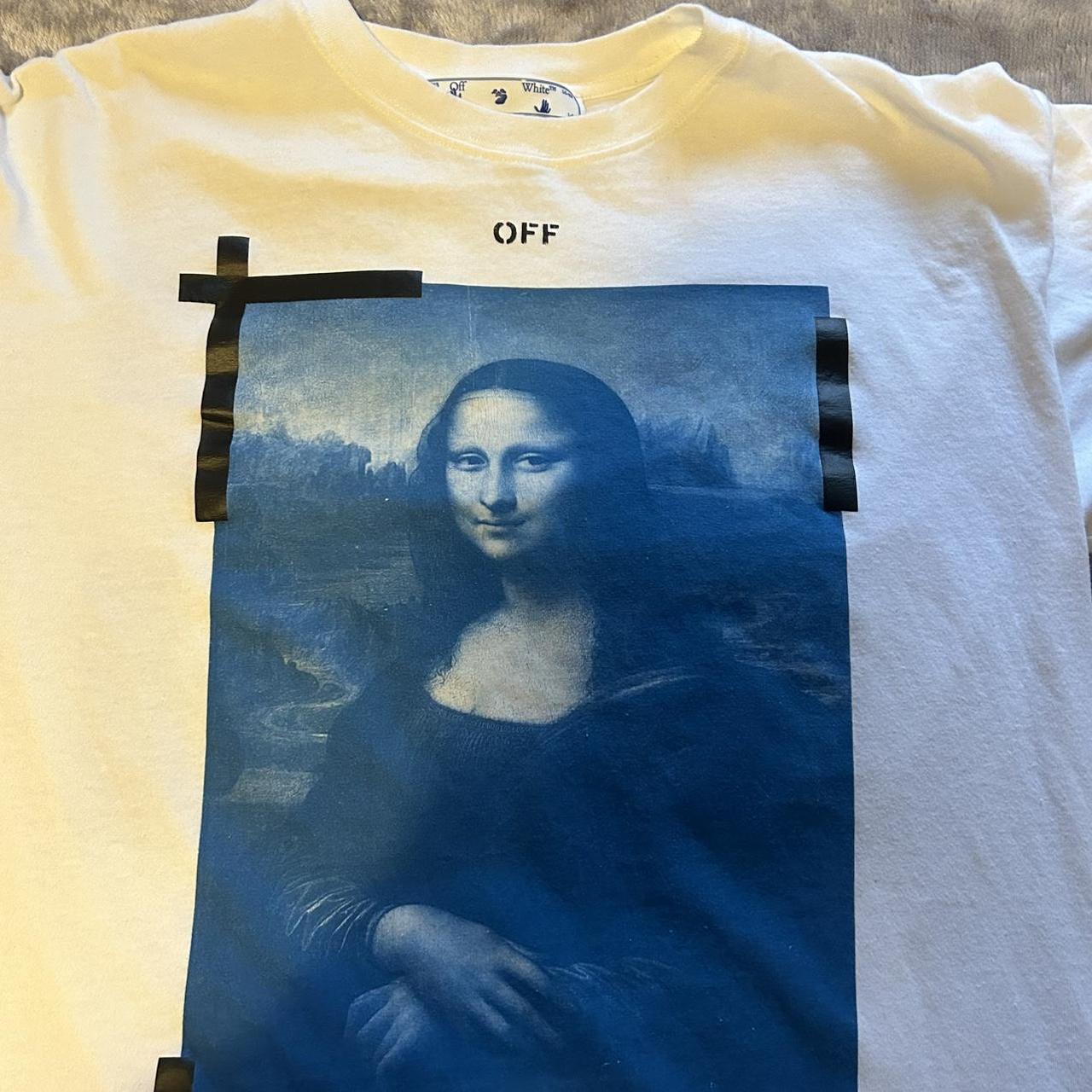 Off White Mona Lisa Long Sleeve Great Piece Size S Depop