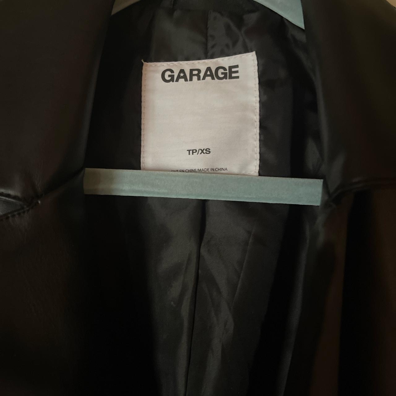 GARAGE leather jacket 🖤 Worn once. XS-S - Depop