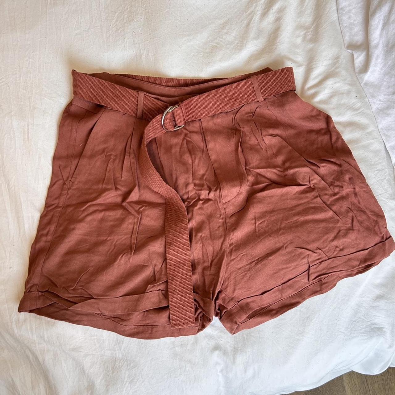 Super cute burnt orange shorts. These are super... | Depop