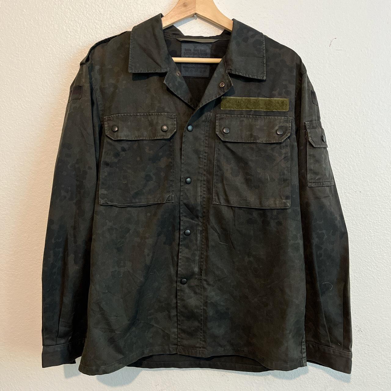 germany army military style jacket size: large i... - Depop