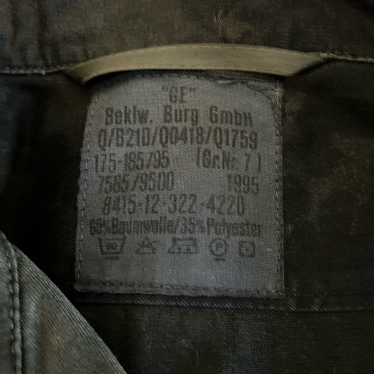 germany army military style jacket size: large i... - Depop