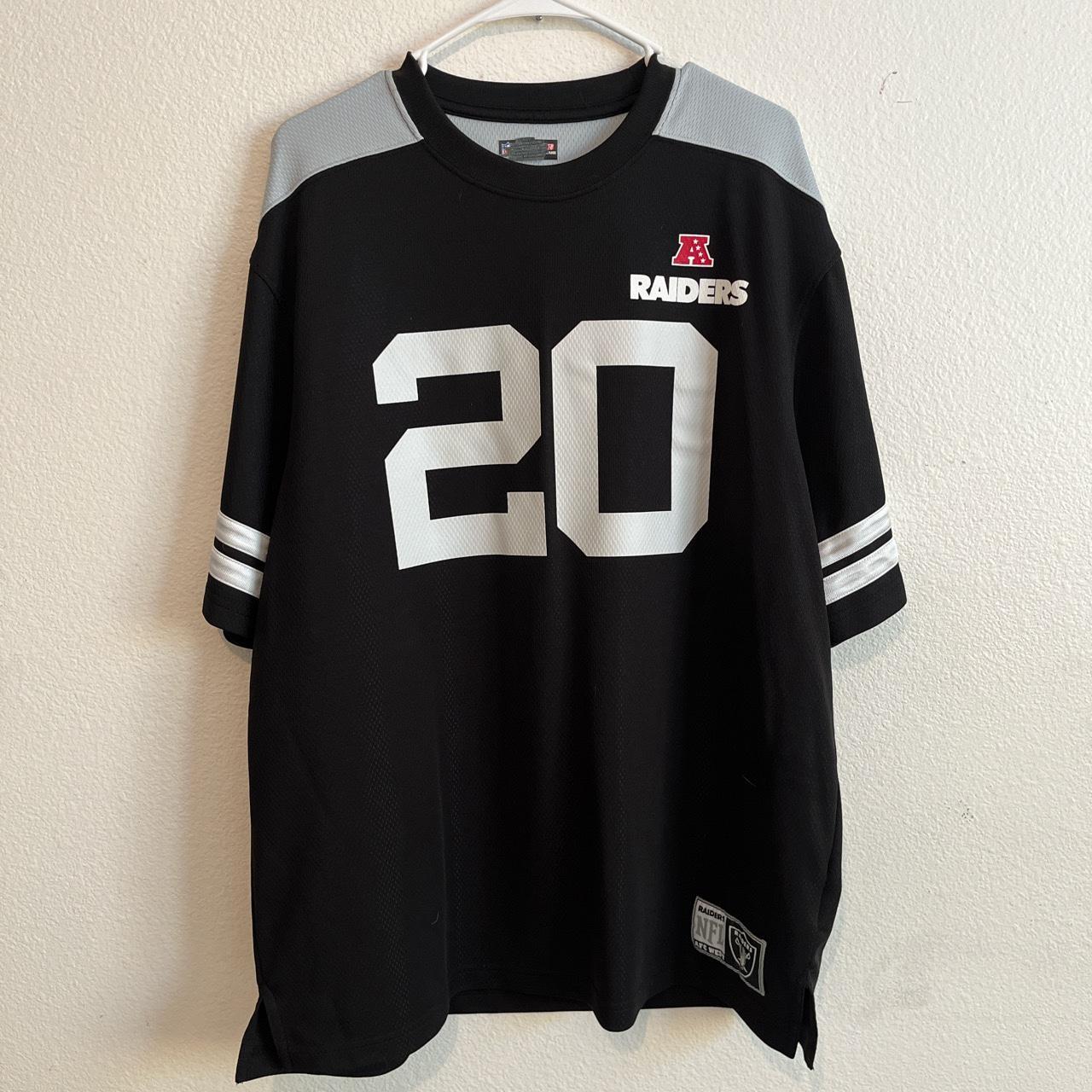 raiders nfl team jersey size: extra large i... - Depop