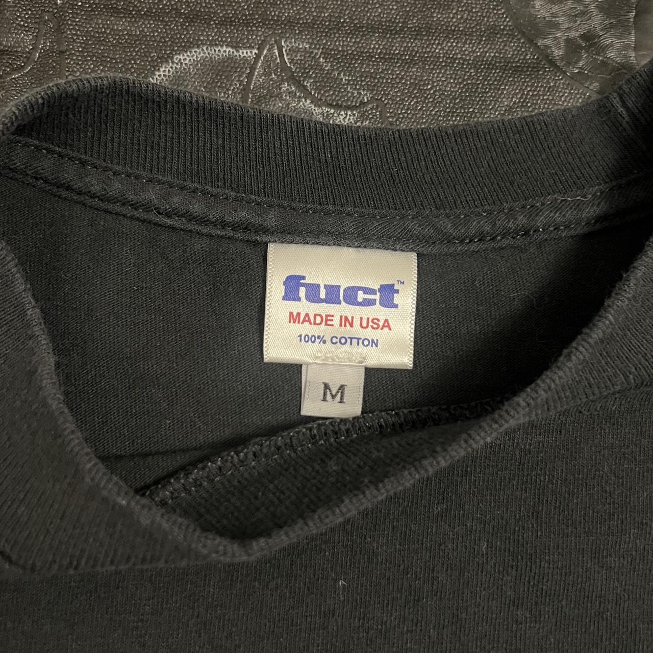 Fuct Logo shirt. It’s worn and a bit faded but no... - Depop