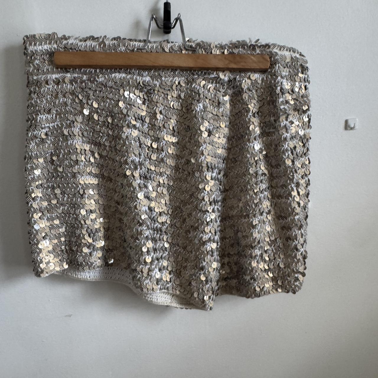 Sass & Bide sequin short size 8 Check matching top ! - Depop