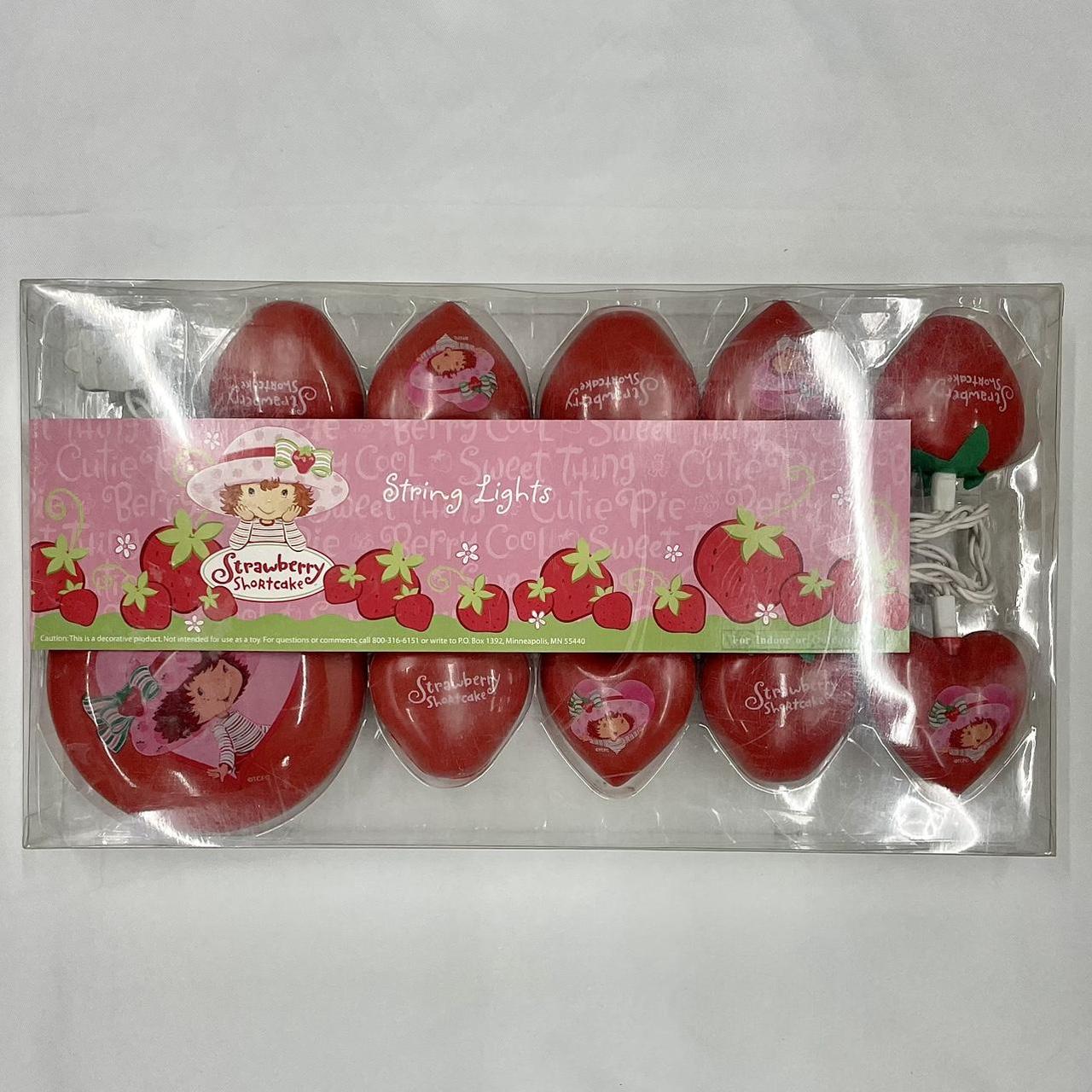 Vintage Strawberry Shortcake string lights with... - Depop