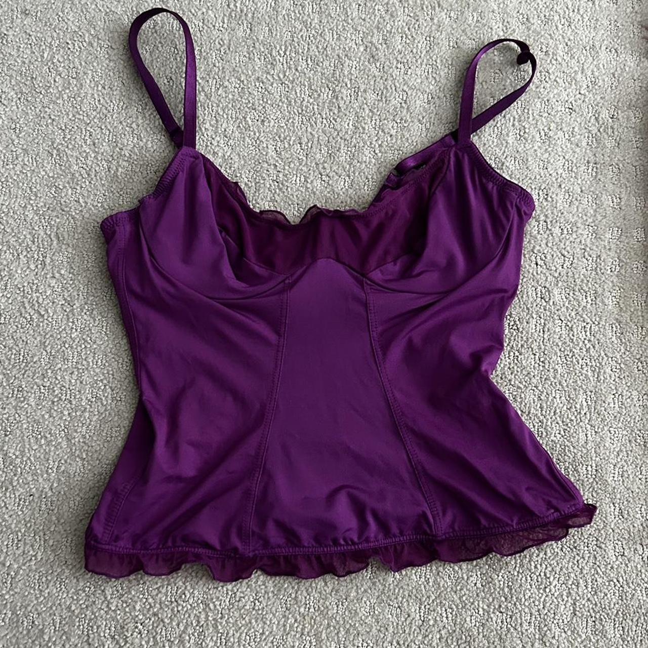 Women's Purple Corset Top at Charles Lindquist blog