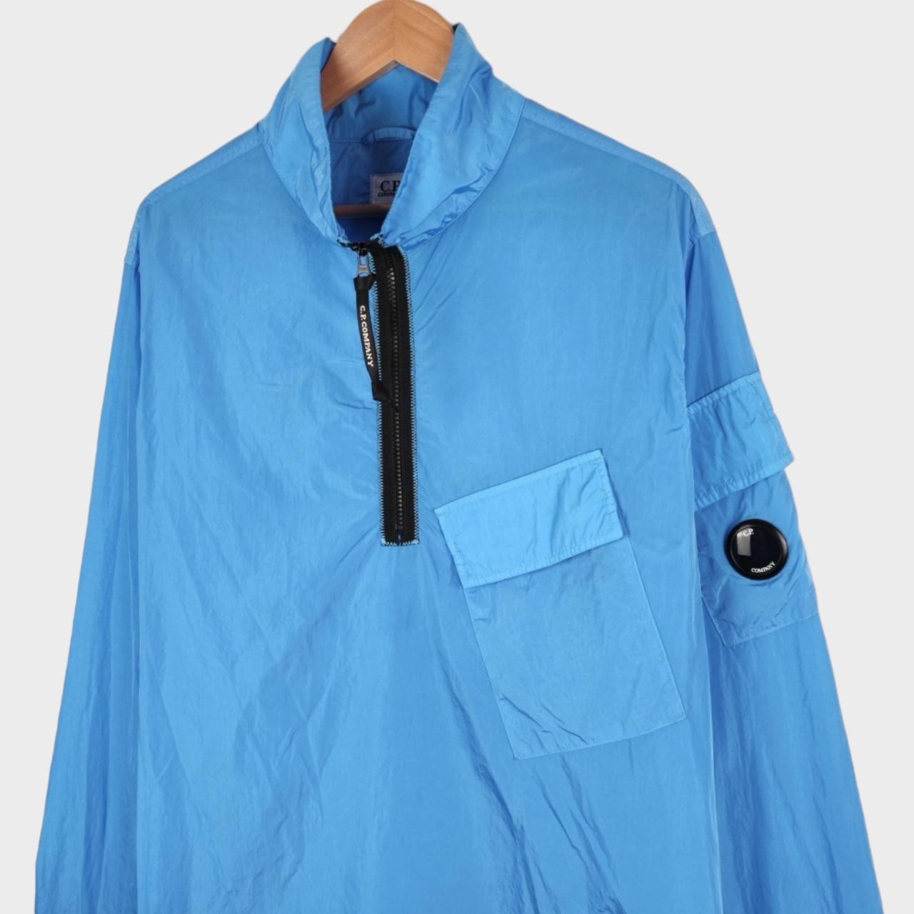 CP Company overshirt C.P. COMPANY Men's Blue Chrome... - Depop