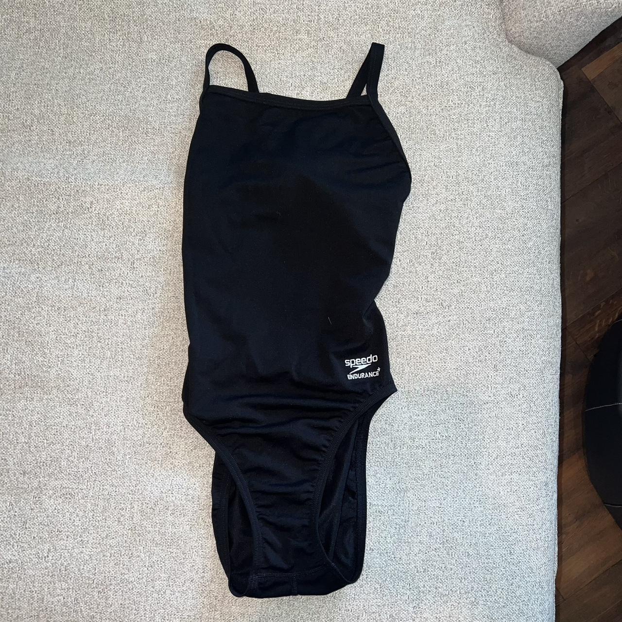Speedo Endurance Black One Piece Size 28 - Depop
