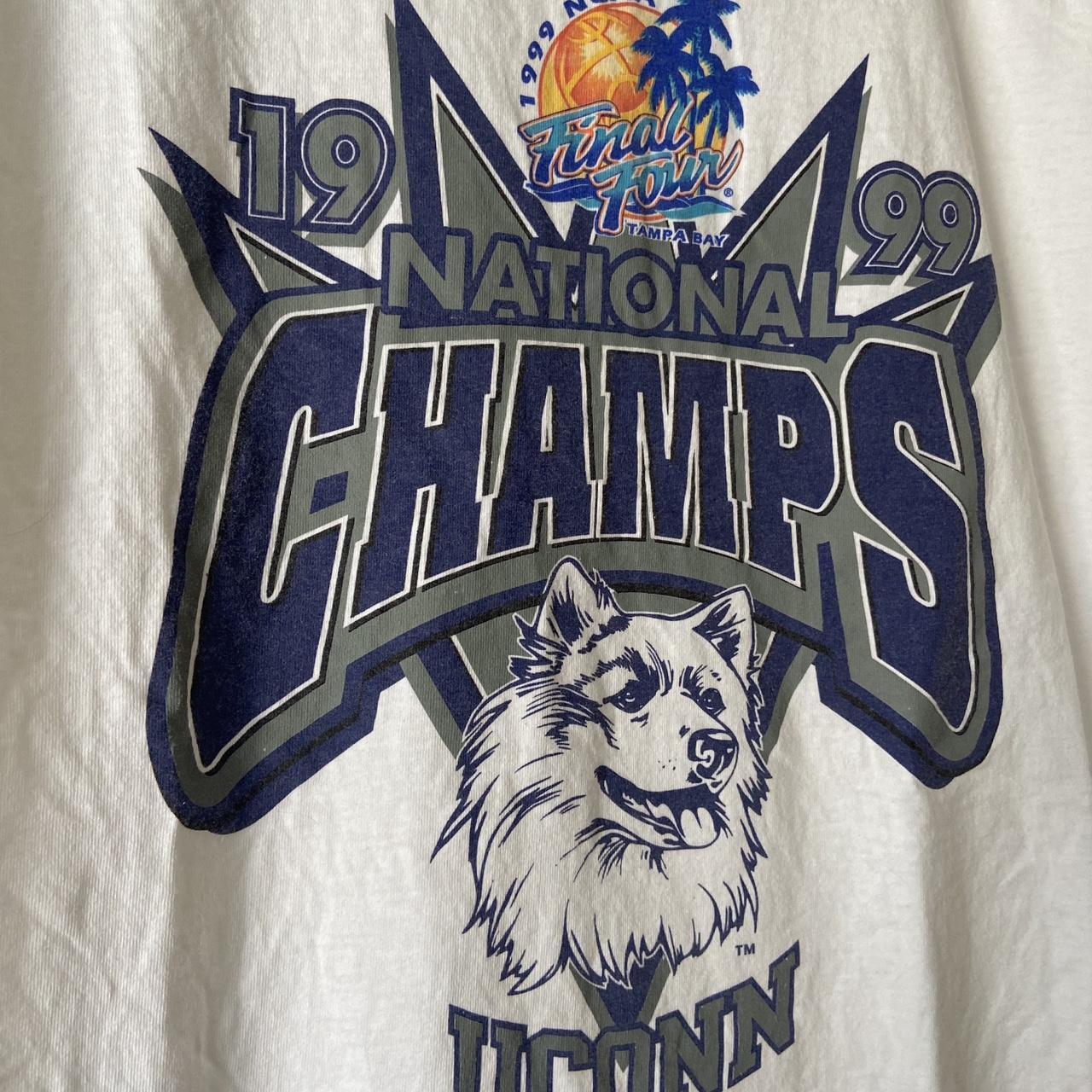 Vintage 90’s UConn Huskies Final Four Champions... - Depop