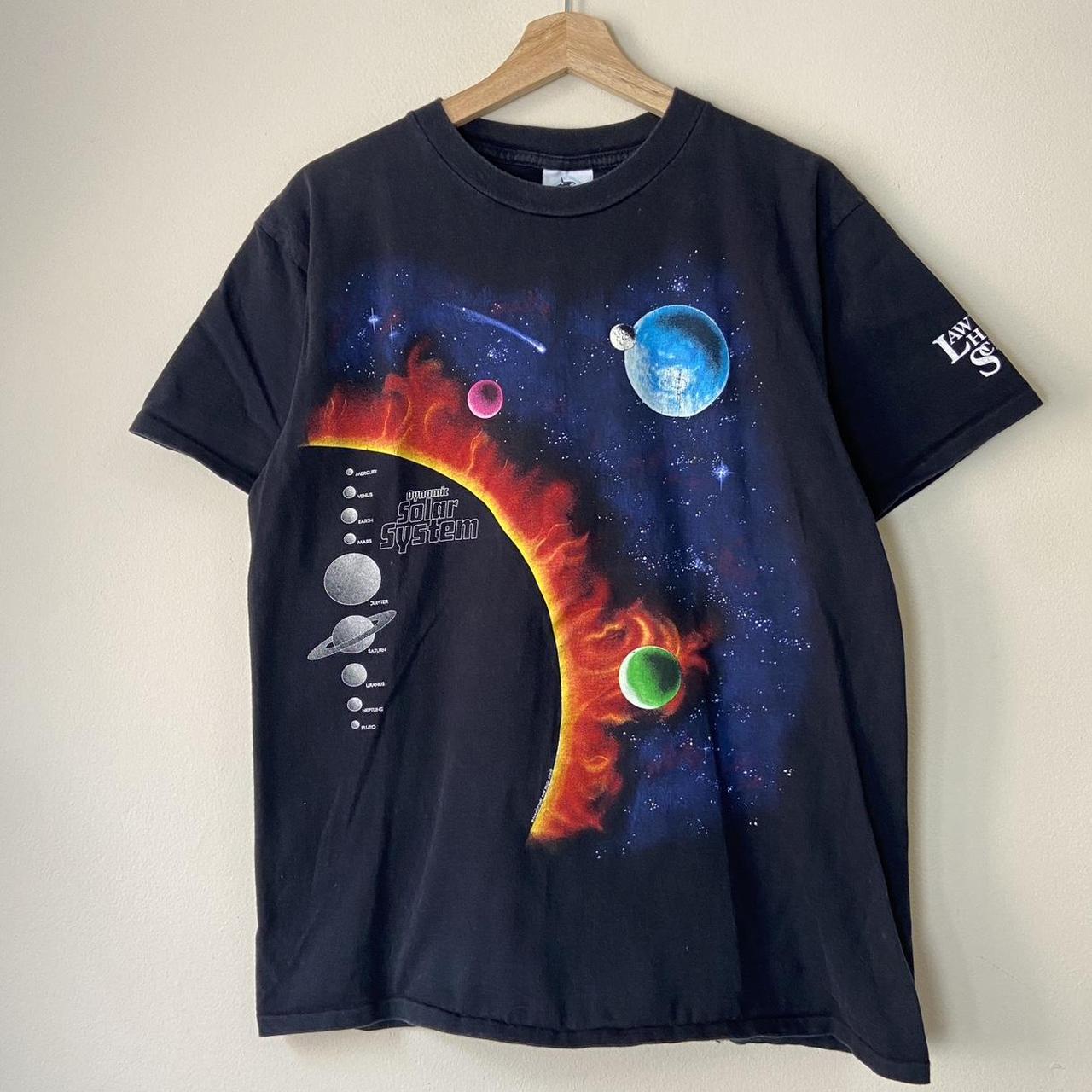 Vintage 90’s Solar System Space Planet Art Lawrence... | Depop