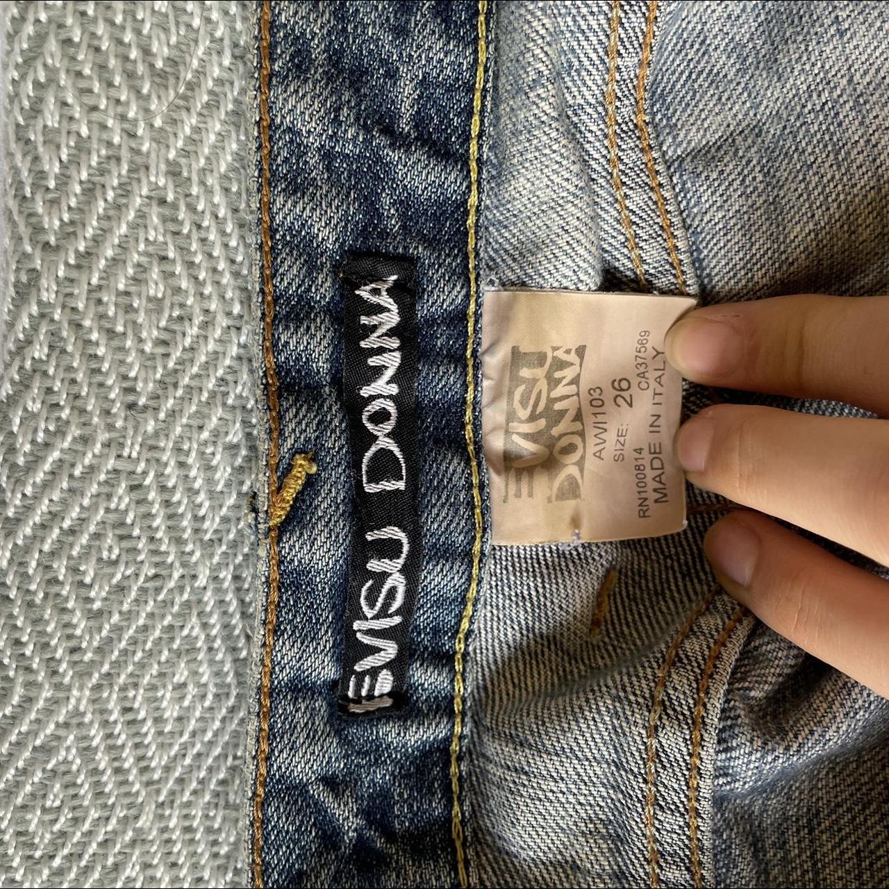 Amazing Evisu low rise jeans Straight leg /... - Depop