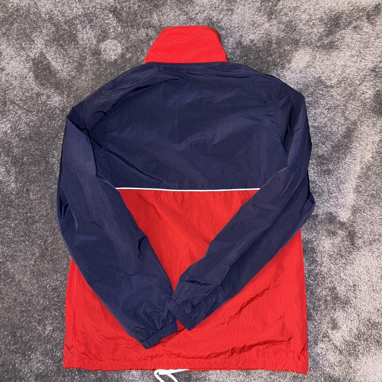 Dickies jacket in red and navy size-S. New without... - Depop