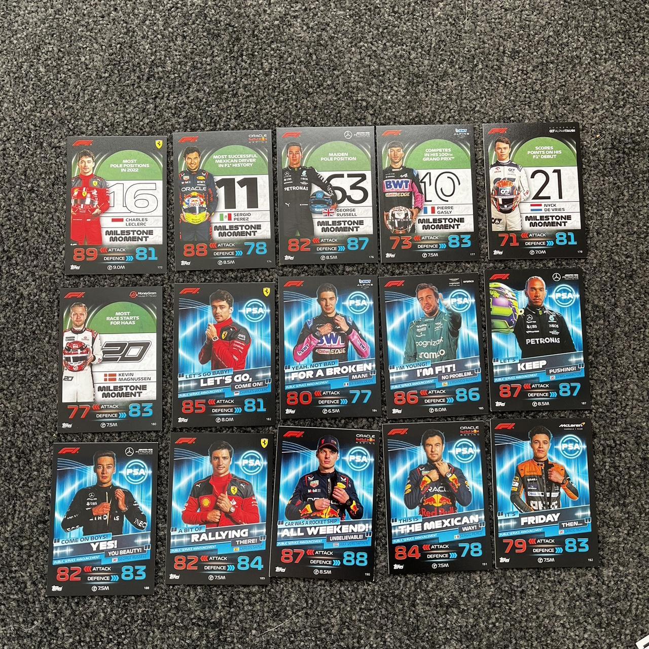 F1 TURBO ATTAX 2023 FORMULA ONE TRADING CARDS - Do... - Depop