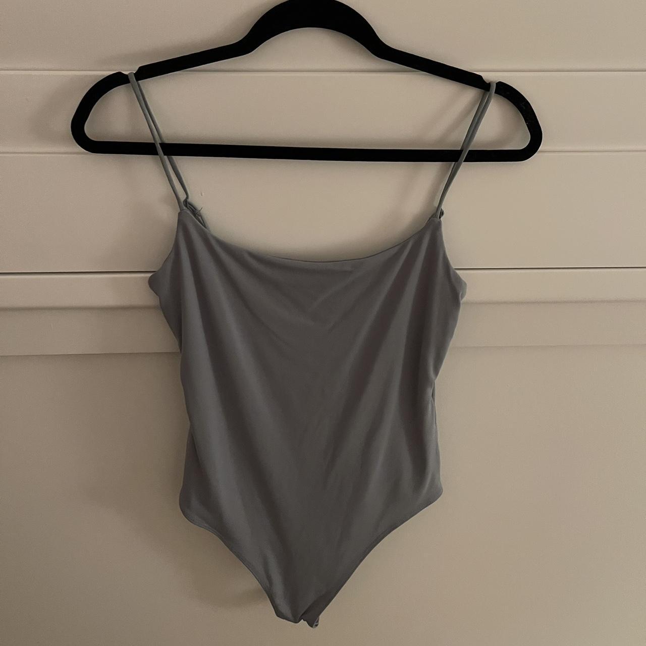 glassons blue bodysuit size s never worn - Depop