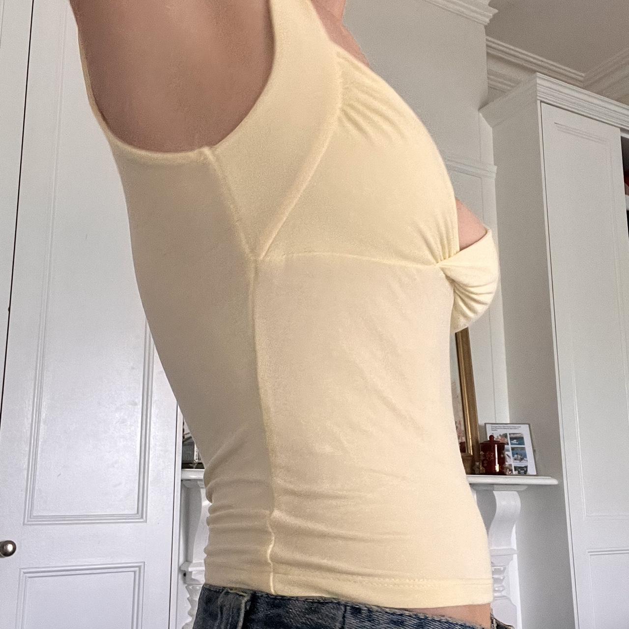 Supre butter yellow tank top ⭐️ Only worn once in... | Depop