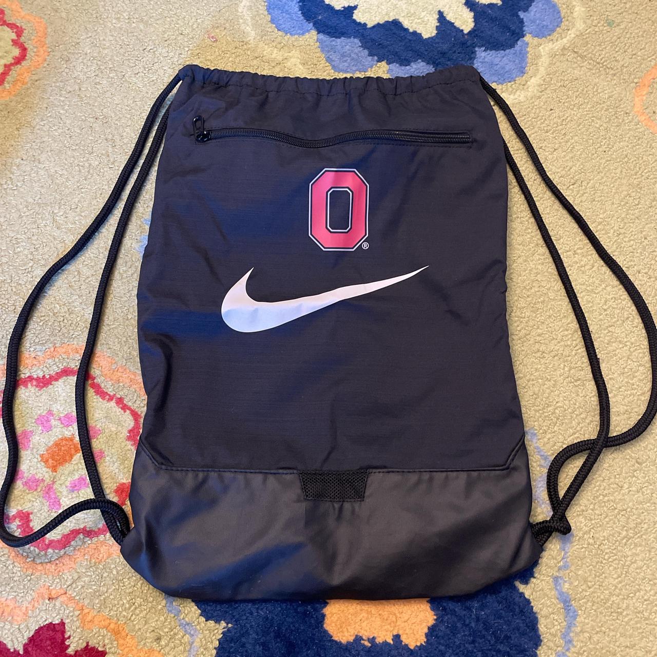 ohio state nike bag drawstring backpack really good... - Depop