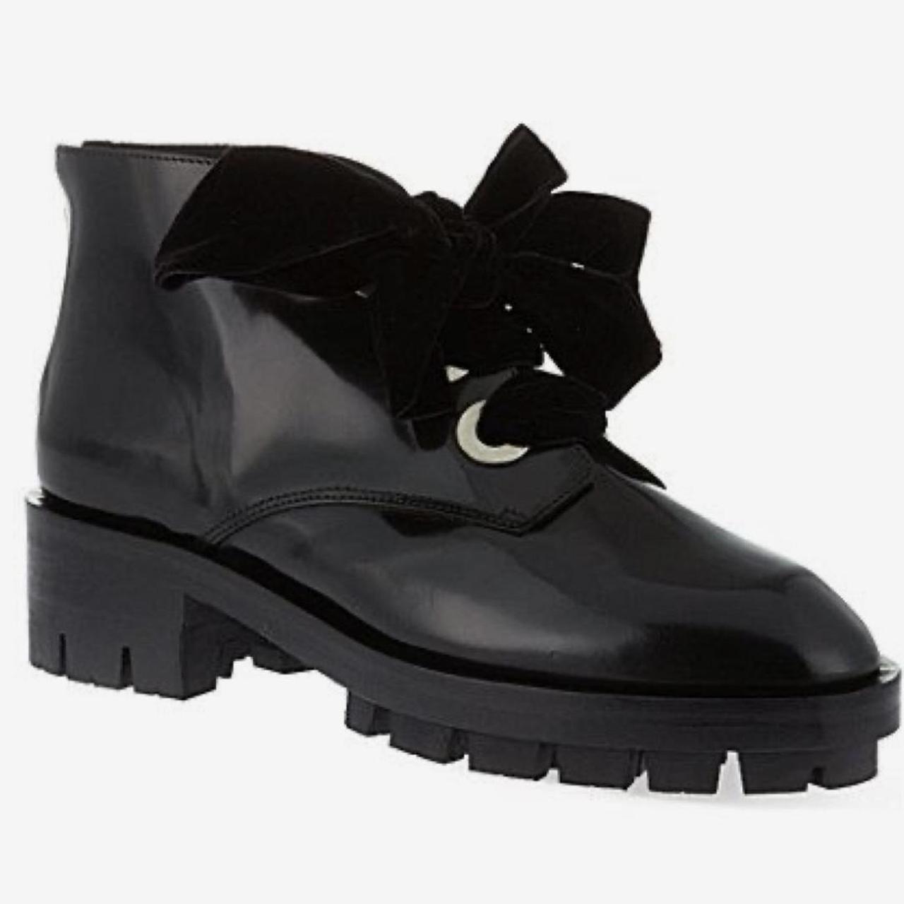 Sandro Aline Velvet Lace Ankle Boot Bought in... - Depop