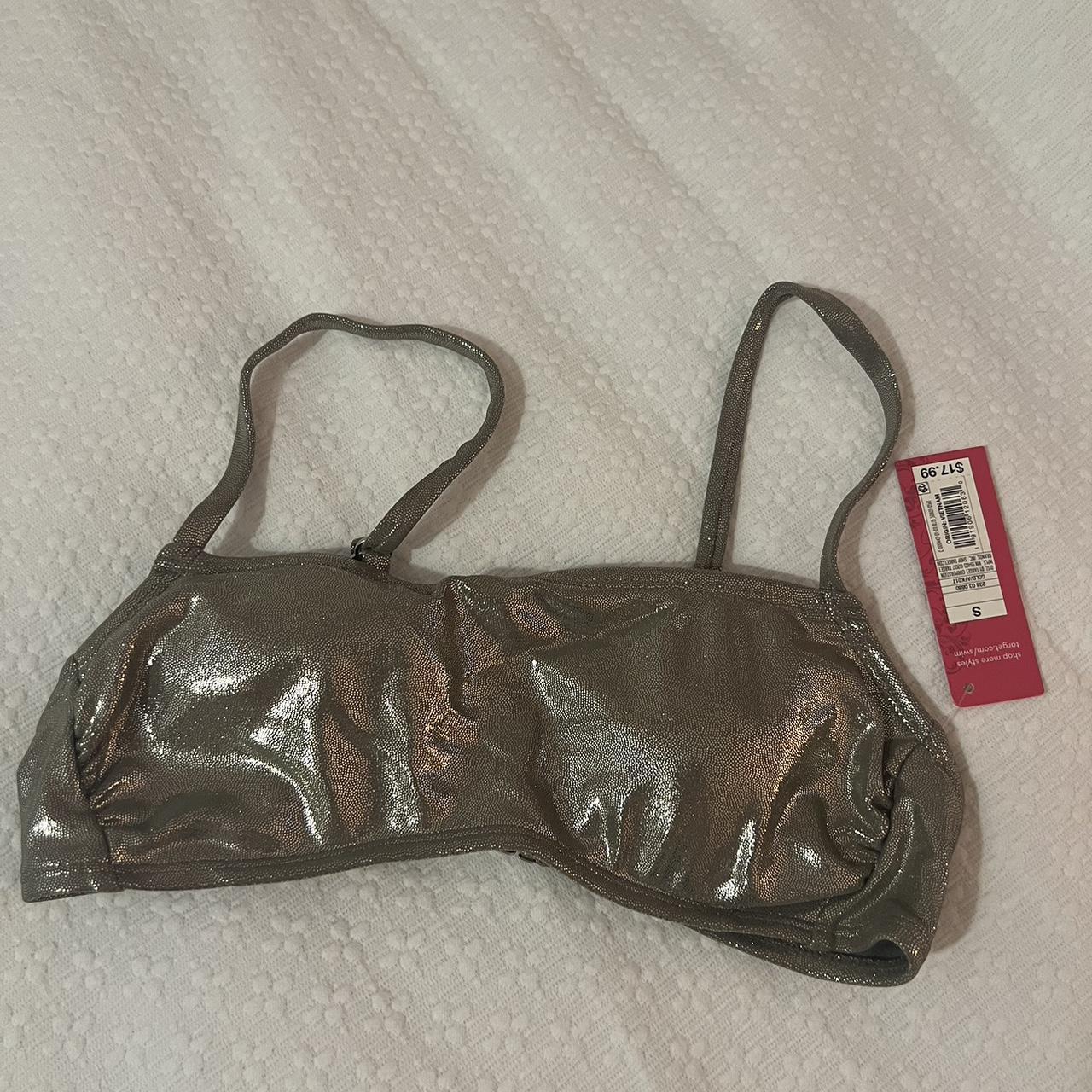 Sparkly bathing suit top purchased from... - Depop