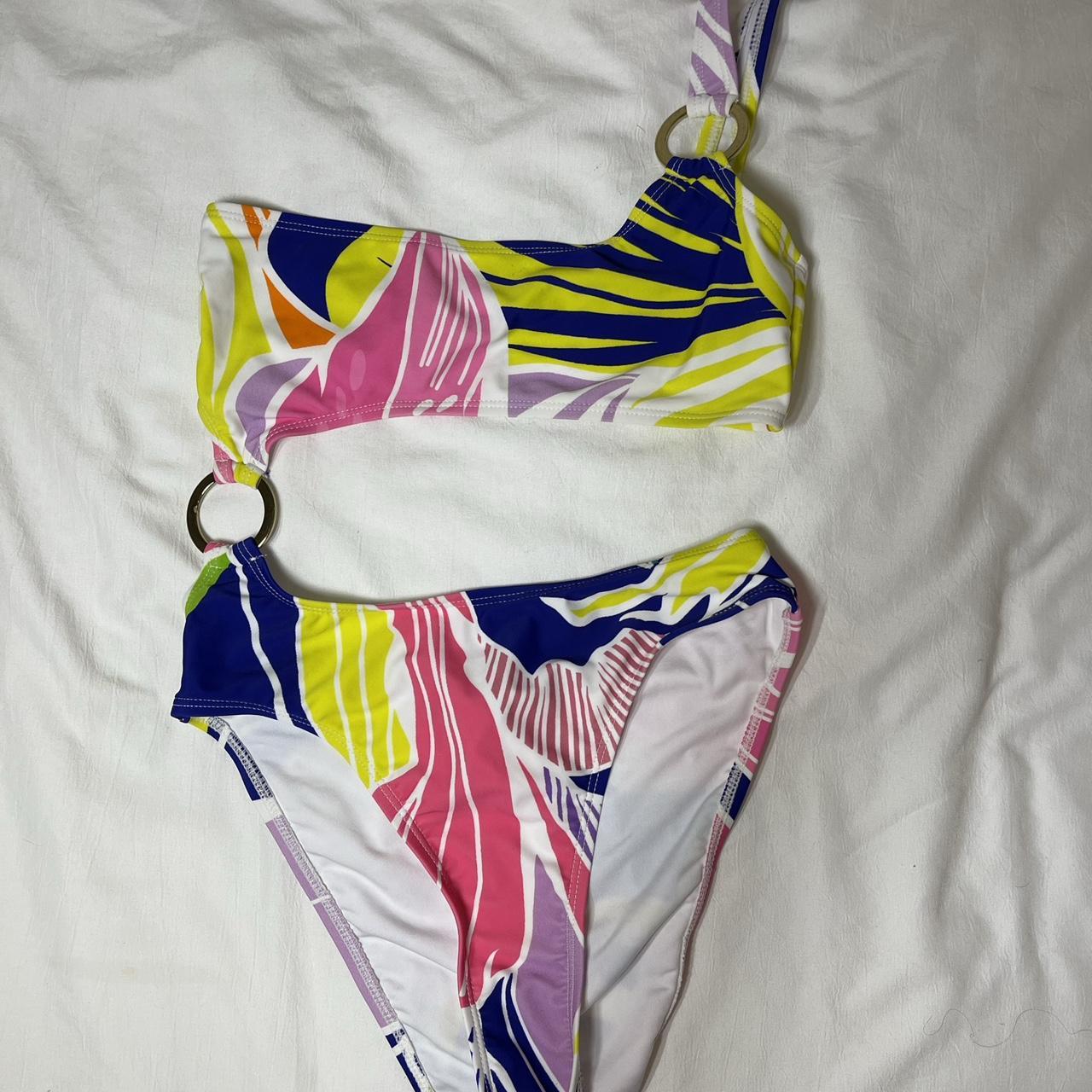 Jaded one shoulder one piece size 2 - runs very... | Depop