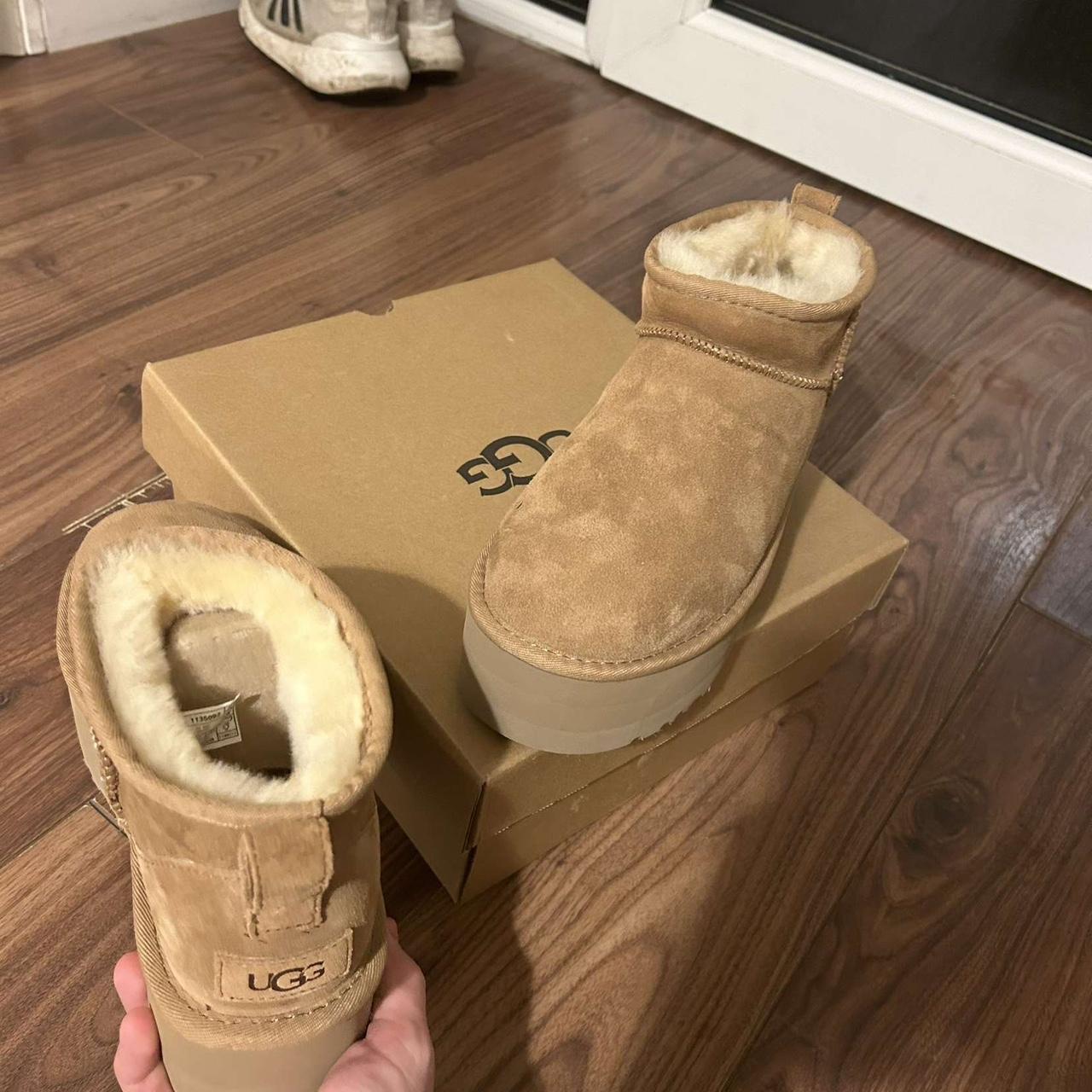 ultra mini platform uggs, very comfortable but don’t... - Depop